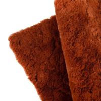 China Rabbit Fur Carpet Fabric with Design Pattern Width 58/60