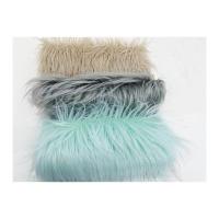 China 450gsm Colorful Printed Faux Fur Fabric for Long Pile Carpet Plush Curtain 65mm Fluffy for sale