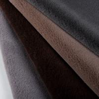 China 100% Inspection Faux Fur 100% Polyester Short Fabric for Coat No Yarn Count Dyed Pattern for sale