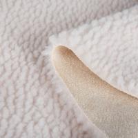 China 290±10gsm Soft Shell Fabric Winter Coat with Suede Bonded Teddy Sherpa Faux Fur Fleece for sale