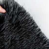 China 100% Arcylic Back Material Artificial Jacquard Long Fur Faux Fur Fabric for Garment for sale