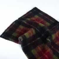 China Custom 100% Polyester Teddy Fabric Jacquard Sherpa Fabric Perfect for Blankets Throws for sale