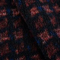 China Custom 100% Polyester Teddy Fabric Jacquard Sherpa Fabric Perfect for Blankets Throws for sale