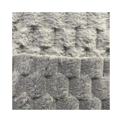 China Wind Proof Customizable Yarn Count Soft Sherpa Fleece Fabric for Blanket 100% Polyester for sale