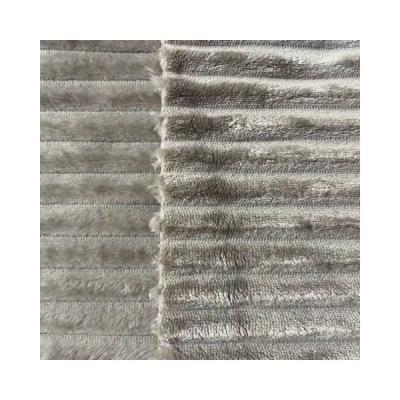 China Custom Winter Blanket Super Soft Flannel Fleece Fabric with Customizable Yarn Count for sale