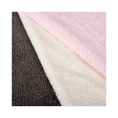 China Custom Pattern Mirco Sherpa Fleece Fabric for Garment Home Textile Width 58/60