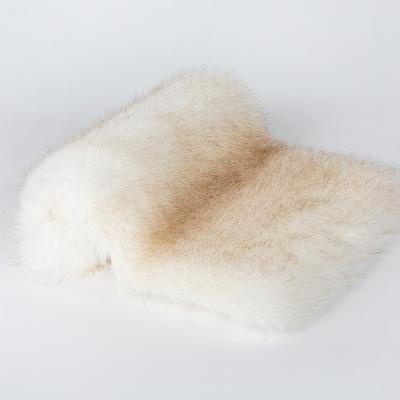 China High Weight Plush Knitted Backing Technics Long Hair Pile Soft Faux Fur for and Fabric for sale