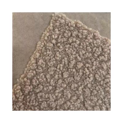 China Soft and Durable Knitted Weft Teddy Fleece Fabric for Home Textile/Garments/Toys for sale