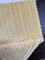 China Short Fur Fabric Soft Faux Fur for Coat Toy Yarn Count Contact Length 60cm Color Gray for sale