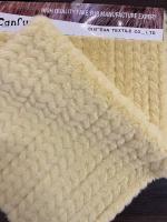 China Short Fur Fabric Soft Faux Fur for Coat Toy Yarn Count Contact Length 60cm Color Gray for sale