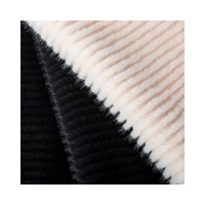 China 2024 Soft Cut Pile Short Fur Carpet Fabric with Customized Designs and Design Pattern for sale