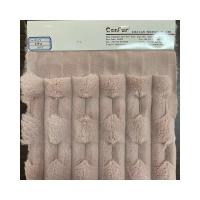 China Soft and Durable Short Pile Faux Fur Fabric for Home Textile Knitted Backing Technics for sale