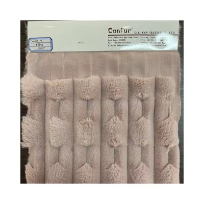 China Soft and Durable Short Pile Faux Fur Fabric for Home Textile Knitted Backing Technics for sale
