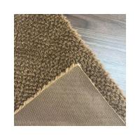China Artificial Soft Plush Faux Fur Sherpa Teddy Fabric with Front Material 100% Polyester for sale