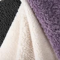 China 2024 Polyester Suede Teddy Fabric for Garment and Sofa Wildely Used Woven Fabric for sale