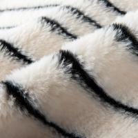 China FDY Printing for Garments Making 100 Polyester Sherpa Faux Fur Warp Suede Fabric Type for sale