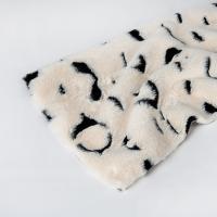 China Supersoft Faux Rabbit Mink Fur Short Hair Windproof Rabbit Fur Fabric with Soft Hand Feeling for sale