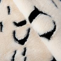 China Supersoft Faux Rabbit Mink Fur Short Hair Windproof Rabbit Fur Fabric with Soft Hand Feeling for sale
