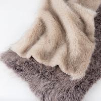 China 70-80mm Pile Length Acrylic Hair Tippy Dyeing Synthetic Fur Fabric for Winter Coat for sale