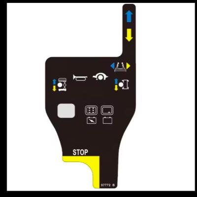 China Genie 5 Control Box Replacement Sticker Set 97772 - 3 Month Warranty, 50 PCS MOQ for GS1932 GS2646 GS4045 Scissor Lifts for sale