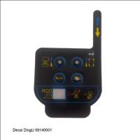 China DL-09140001 Scissor Lift Control Box Decal - OEM PVC Material with 3-Month Warranty for sale