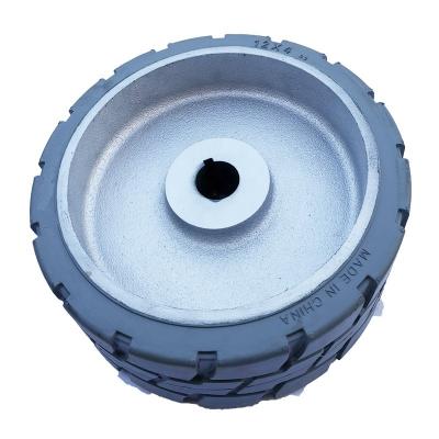 China 12x4 Inch Solid Scissor Lift Tires for DINGLI SINOBOOM LGMG SUNWARD ZOOMLION GENIE - 3 Month Warranty for sale