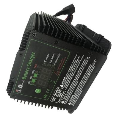 China HBS750-24 Scissor Lift Battery Charger 24V 25A with Dual Voltage HF/PFC Technology for Genie Dingli Models for sale