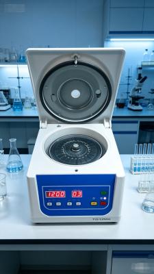 China Hematocrit centrifuges 12,000rpm brushless motor  24 capillaries 75mm length  separation for sale