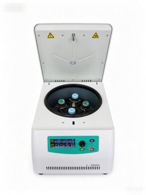 China Medical centrifuges 6000rpm speed compact design LCD display and safety lock lid for blood separation and laboratory for sale