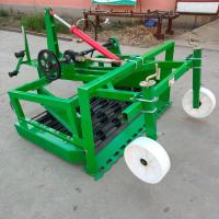 China Agricultural Diesel Garlic Harvesting Machine Green Colour 248kg for sale
