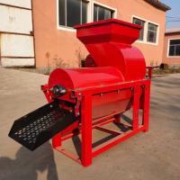 China Threshing Cleanly Corn Sheller Agricultural Machinery Red Motor Tractor Mounted for sale