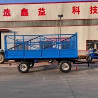 China 7 Ton Farm Trailer Thickened Steel Beam Transporter Rust Proof for sale