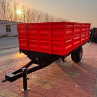 China Loading Farm Grain Trailer Agricultural Machinery One Axle 7cx-5t 5t Iron for sale