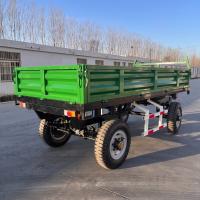 China Agricultural Trucks Farm Trailer Transporting Goods Wood 4 Wheel for sale
