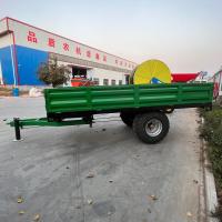 China Agricultural Farm Tractor Trailer 5T Green Colour 2 Wheel for sale