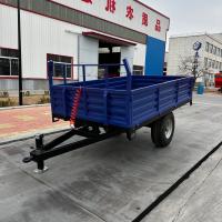 China 3T Farm Tractor Trailer Agricultural Machinery Blue Colour 2 Wheel for sale