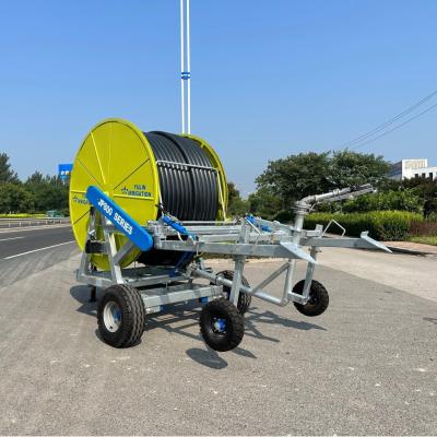 China Farm Rain Sprinkler Irrigation Big Hose Reel Irrigation System For Agricultural for sale