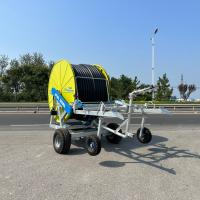 China Hose Reel Sprinkler Irrigation Equipment 14-34m3/h For Farm for sale