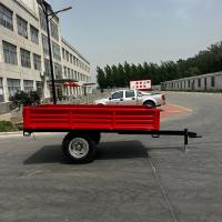 China 3t Farm Trailer Agricultural Machinery Red Colour Air Brake 7C-3 30-50HP for sale