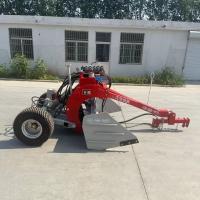 China 2.5m Agricultural Laser Grader Red Curved Beam Red White Colour Ground leveling for sale