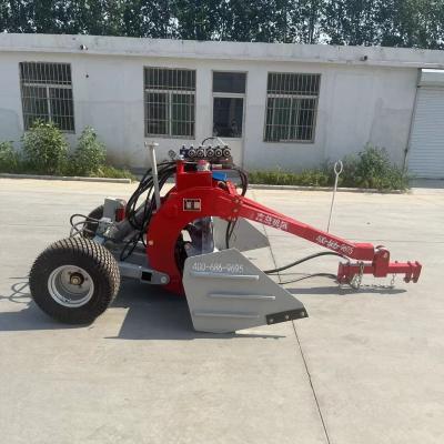 China 2.5m Agricultural Laser Grader Red Curved Beam Red White Colour Ground leveling for sale