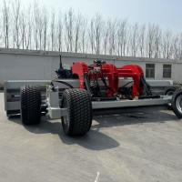 China Agricultural Laser Grader Ground Leveling Machine Red 2.8-3.5m Curved Beam for sale