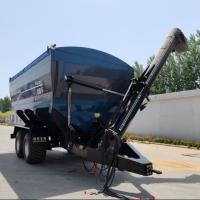 China Folding Arm Double Axle Grain Cart Agricultural Machinery For Handling Bulk Crops for sale