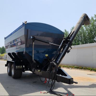 China Folding Arm Double Axle Grain Cart Agricultural Machinery For Handling Bulk Crops for sale