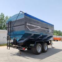 China Agricultural Tractor Grain Wagon 28m³ Weather Resistant With Double Axle for sale