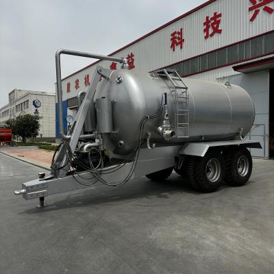 China High-Strength Steel Tank Liquid Fertilizer Spreader with 10m Spraying Width and Vacuum Pump System for Efficient Farm Trailer Use for sale