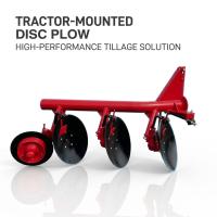 China Tractor Mounted Disc Plough with 3–5 Discs for Primary Tillage Featuring Heavy-Duty Alloy Steel Blades for sale