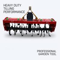 China Heavy-Duty Rotary Tiller with Double-Spring Tension Device and Adjustable Row Spacing for 100-200mm Working Depth for sale