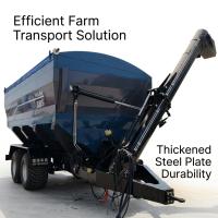 China 28 Cubic Meter Folding Arm Grain Cart with Thickened Steel Plate for Efficient Farm Transport for sale