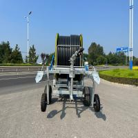China High Efficiency Electric Hose Reel Irrigation Machine for Farmland Watering Irrigation for sale